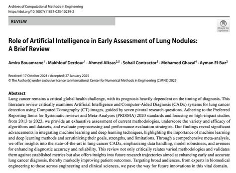 Thrilled To Share That Our Latest Paper Role Of Artificial