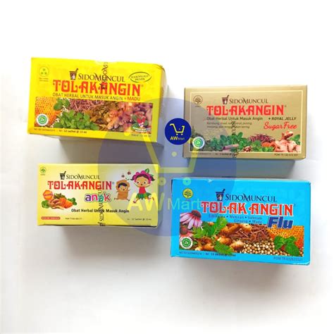 Jual Tolak Angin Dan Tolak Linu Herbal Sidomuncul Per Box Isi 12