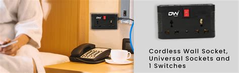 Buy Digiway 3 Pin Multi Plug Point Cordless Wall Socket Extension Board Universal Sockets And