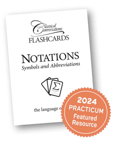 Notations Symbols And Abbreviations Math Flashcards Classical Conversations Australia