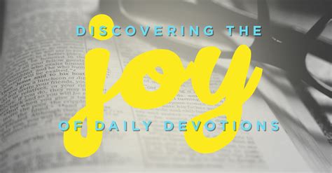 Discovering The Joy Of Daily Devotions Day 2 Programs Revive Our