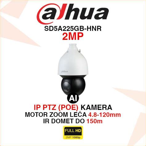Dahua Full Hd Ptz Ai Kamera Sd5a225gb Hnr Genius