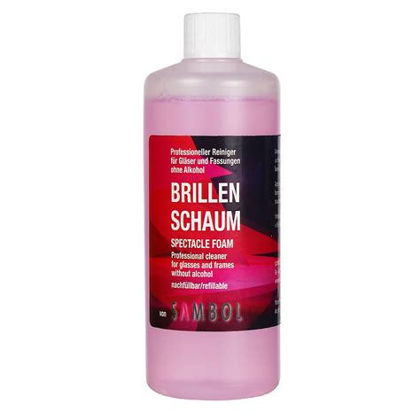 Alcohol Free Glasses Cleaner Foam 200ml Refill Gentle Streak Free