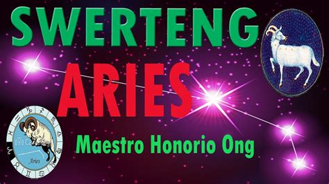 Swerteng Aries Swerteng Zodiac Sign Swerteng Horoscope Ep 2 Ni
