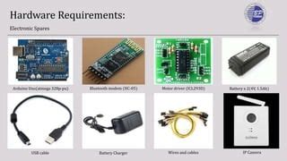 Android Controlled Arduino Spy Robot PPT