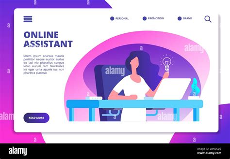 Online Assistant Customer Global Service Woman Hotline Operator