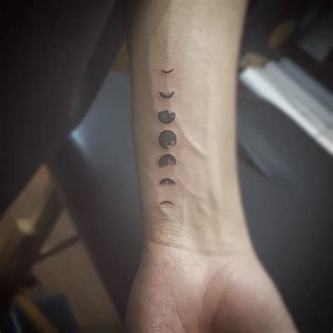 55 Moon Phases Tattoo Designs That Are Mystical And Beautiful