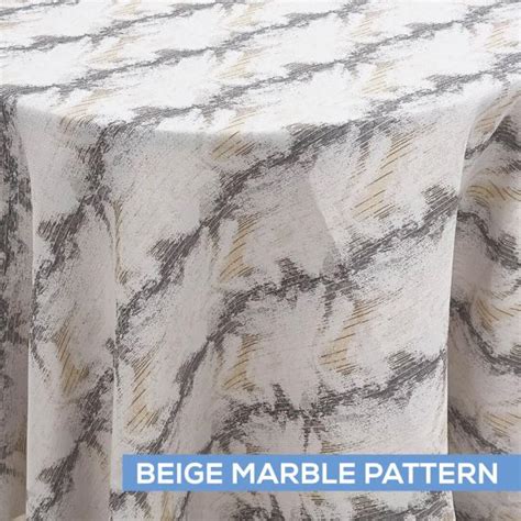 Minerals Tablecloth By Eastern Mills Beige Marble Pattern Many Size