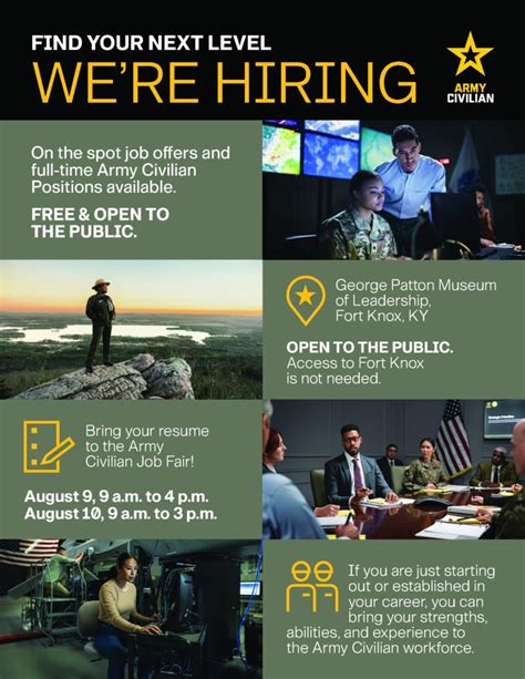Army Recruiting Command To Host Two Day Civilian Job Fair Aug 9 10