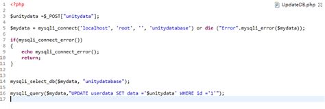 Unity使用PHP更新MySql內Json資料 Uno Unity開發紀錄