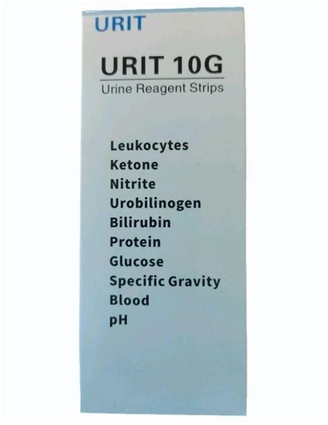 Urit 10g Urine Reagent Strips Parameter Urinalysis 10 Parameter At
