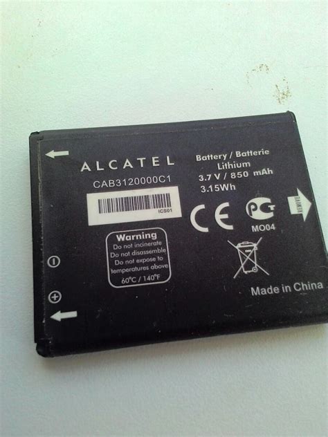 Batería Alcatel Cab3120000c1 79 99 en Mercado Libre
