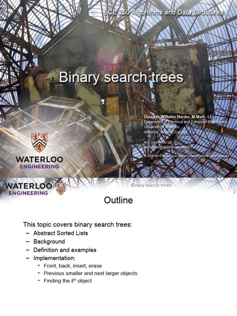 601binary Search Trees Pdf Computer Programming Algorithms And