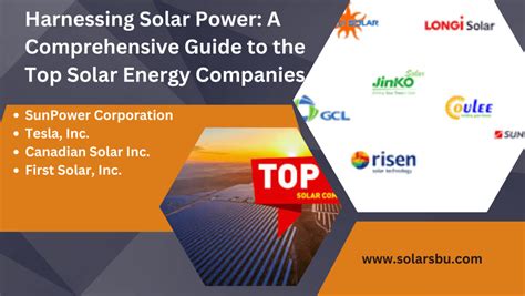 Solar Energy Companies Solarsbu Com