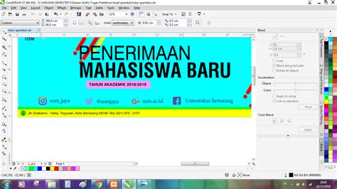 TUTORIAL MEMBUAT SPANDUK DENGAN MENGGUNAKAN CORELDRAW X7