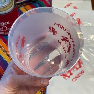 IN STOCK Crawfish Crew Themed Party Cups Frosted Disposable Plastic