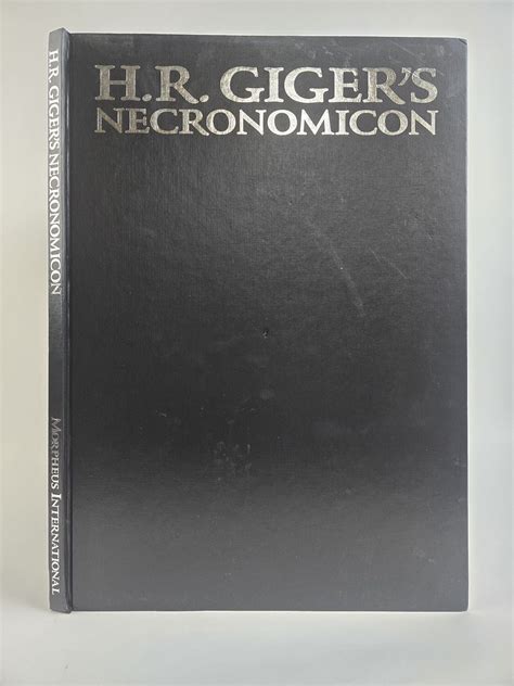 Necronomicon H R Giger Clive Barker First Morpheus Edition