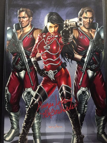 Gi Joe Baroness With Xamot And Tomax High Quality 11 X 17 Digita