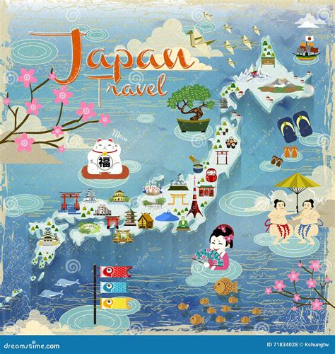 Japan Tourist Attractions Map 60 Photos
