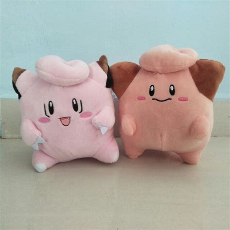 Pokemon Plush Set Cleffa And Clefairy Hobbies And Toys Toys And Games On