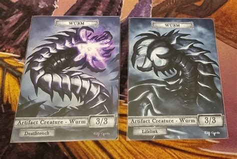 2x Wurm Token Wurmcoil Engine Magic The Gathering Kaufen Auf Ricardo