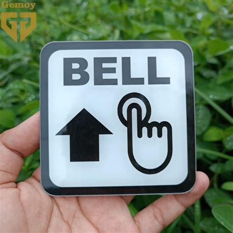 Jual PAPAN ACRYLIC TULISAN BELL PAPAN AKRILIK BEL TANDA BELL BEL RUMAH