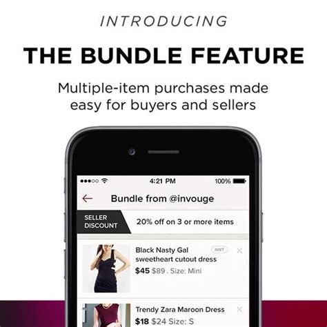App Update Introducing The Bundle Feature Bundles Things To Sell
