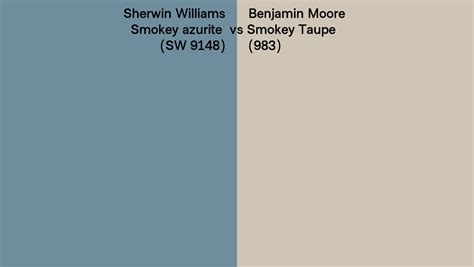 Sherwin Williams Smokey Azurite Sw 9148 Vs Benjamin Moore Smokey