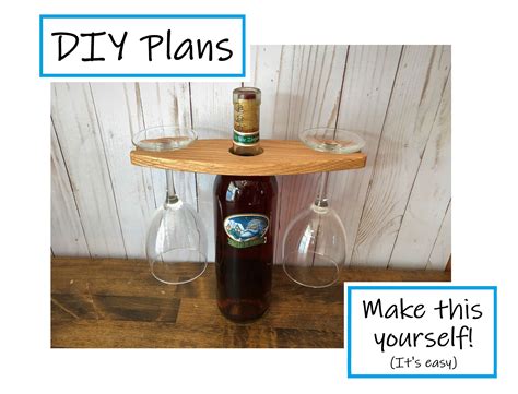 Single Wine Bottle Holder Plans