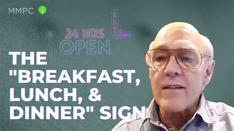 Breakfast Lunch And Dinner Sign