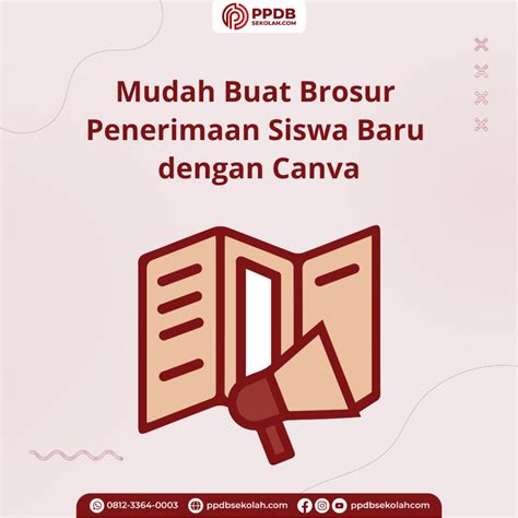 Mudah Buat Brosur Penerimaan Siswa Baru Di Canva