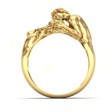 Couple Ring Naked Couple Ring 925 Silver Ring Human Body Etsy