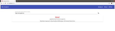 Github Ghokai Siteanalyzer Web Crawler With Angular Expressjs And Redis