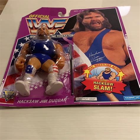 Hacksaw Jim Duggan Series 9 Wwf Hasbro Retrofigure