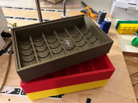 Stackable Bobbin Holder By Tdub55 Makerworld