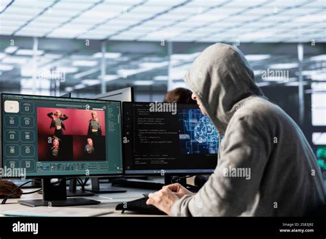 Engineer In Data Center Making Generative Artificial Intelligence