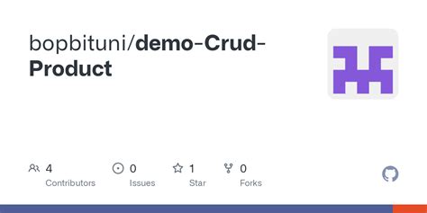 GitHub Bopbituni Demo Crud Product