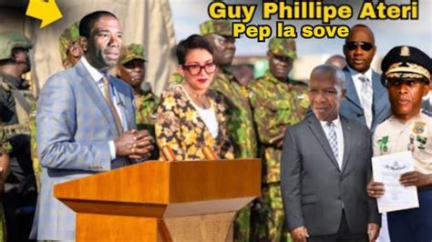 ANMWEYYY VIN TANDE DEKLARASYON PREZIDAN GUY PHILIPE LI PALE AK PEP LA