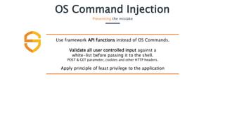 Secure Code Warrior - Os command injection | PPTX | Operating Systems ...