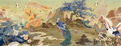凤育九雏—《凤佩凰》系列插画包装特荣一 站酷zcool