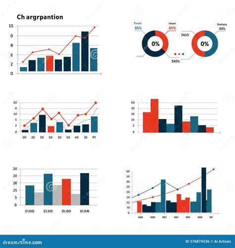 Different Graphs And Charts Infographics And Diagnostics Charts And
