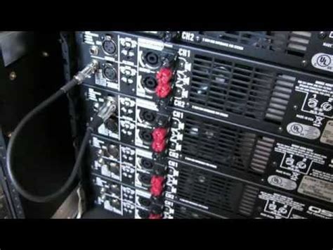 Stage Left Audio Daisy Chain Of Amplifiers Youtube
