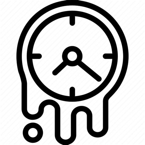 Alarm Clock Melting Clock Time Icon Download On Iconfinder