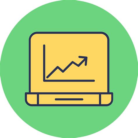 Progress Chart Vector Icon Vector Art At Vecteezy
