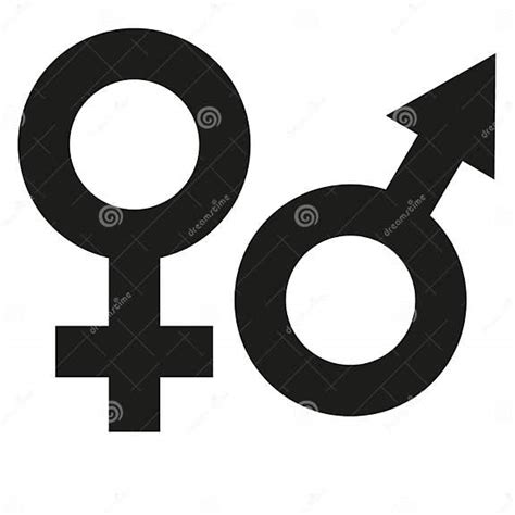 Logo De Sexe Masculin Et Femelle Illustration De Vecteur Illustration