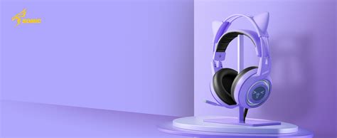 SOMIC G951S Purple Stereo Gaming Headset With Mic For PS4 Xbox One PC