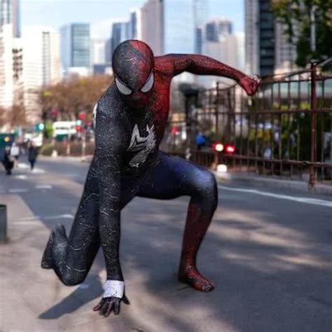 Symbiote Spiderman Costume Etsy