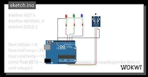 Lab02 Zad1 Damian Wabnic Wokwi ESP32 STM32 Arduino Simulator