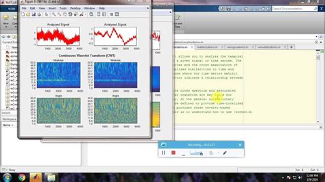 Matlab Wavelet Coherence Youtube