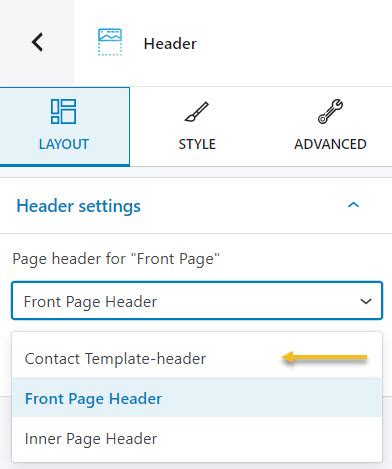 How To Customize A Website Header With Kubio KubioBuilder